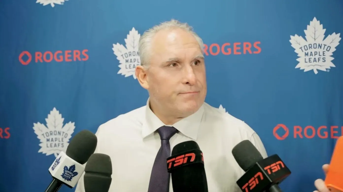 Craig Berube on the Leafs' blowout loss in Utah: "This is a flush game ...