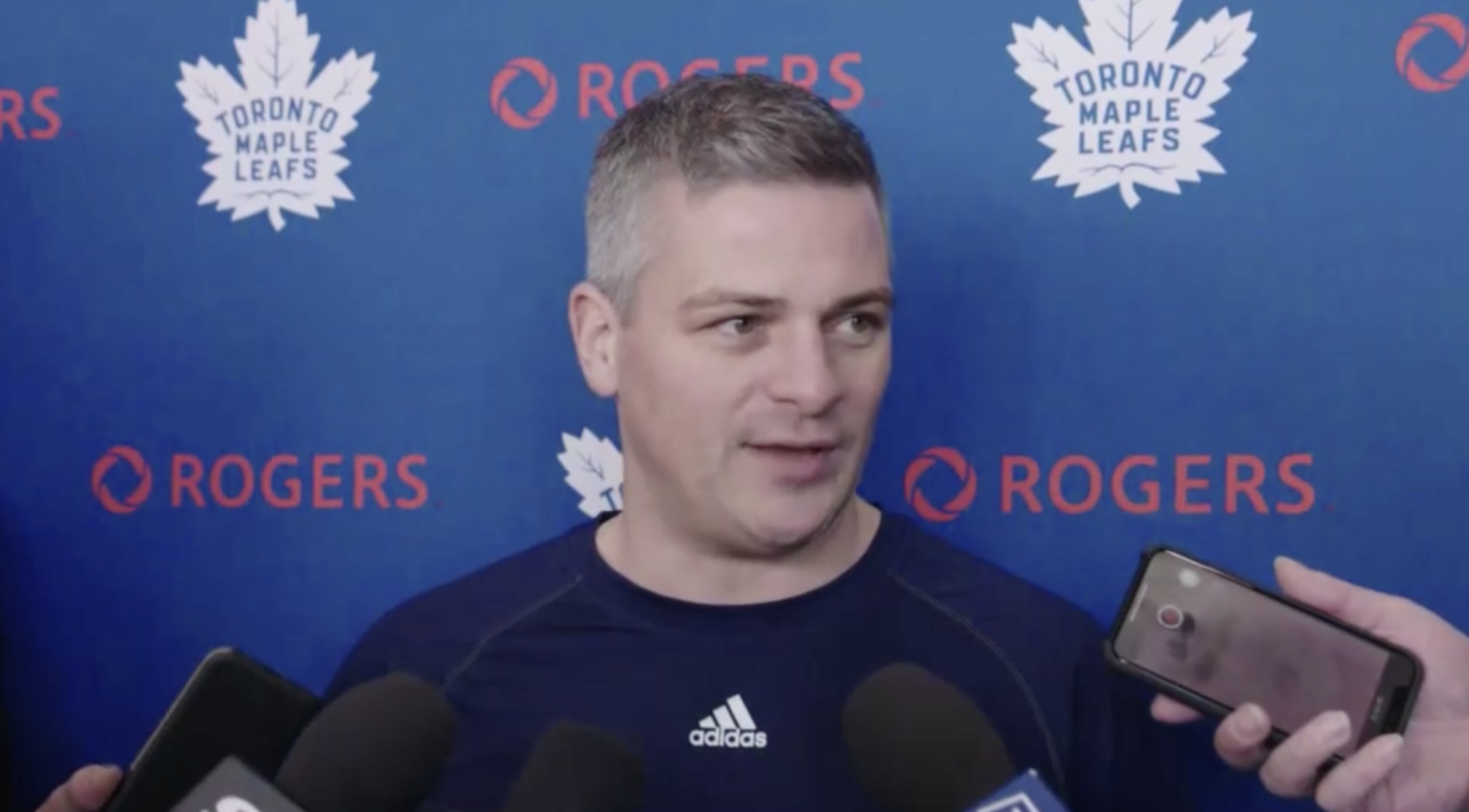 Sheldon Keefe on Nick Robertson: "The puck doesn't come off the stick ...