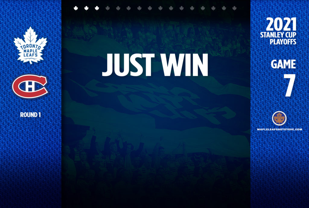 Toronto Maple Leafs vs. Montreal Canadiens – First Round, Game 7 ...