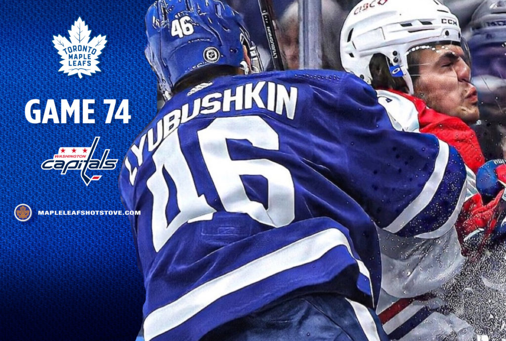 Toronto Maple Leafs vs. Washington Capitals - Game #74 Preview ...