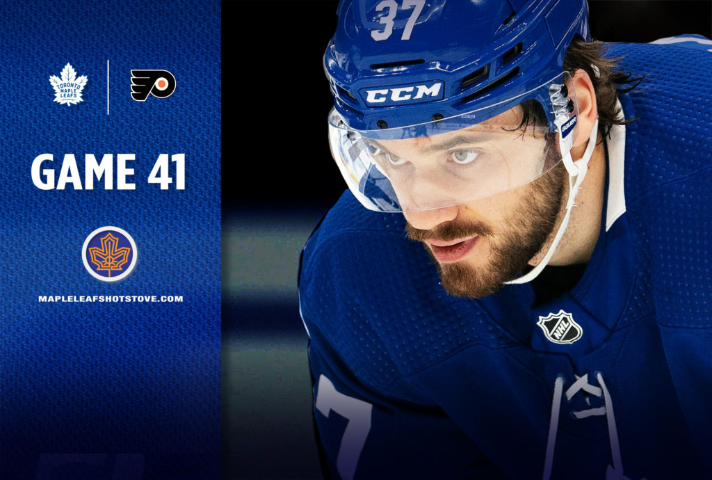 Toronto Maple Leafs at Philadelphia Flyers - Game #41 Preview ...