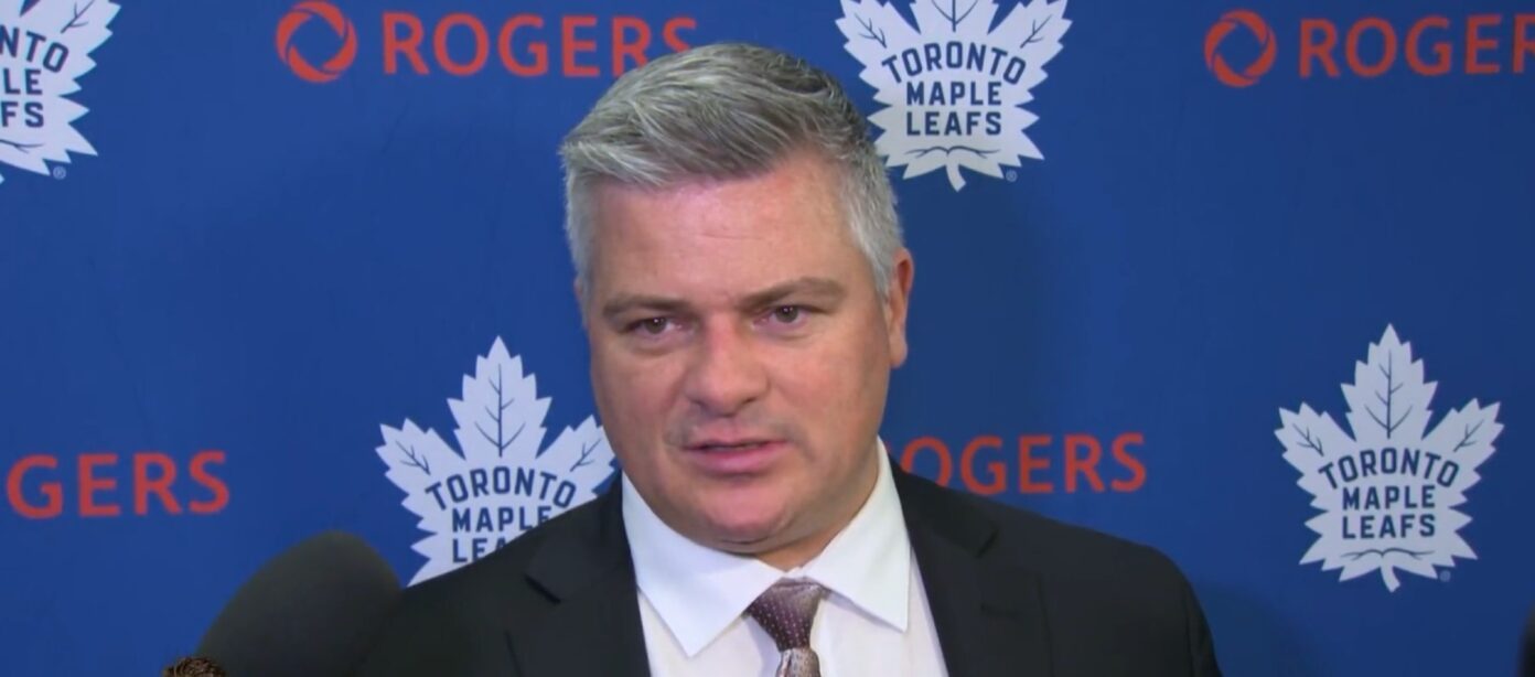 Sheldon Keefe on the concern level about the Leafs finishing the ...