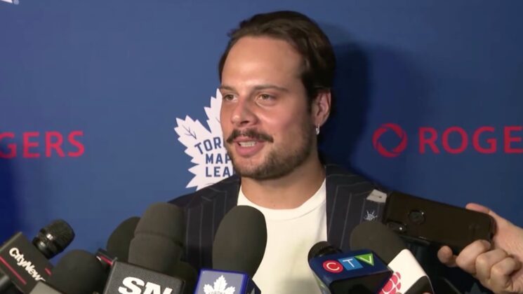 New captain Auston Matthews on his desire to remain in Toronto for the ...
