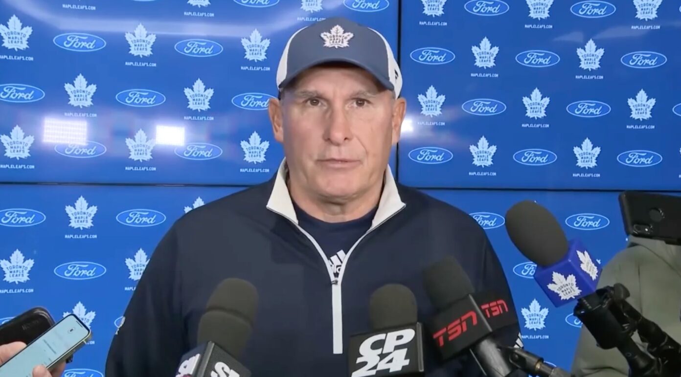 Craig Berube on Auston Matthews' leadership ahead of the Leafs' win ...