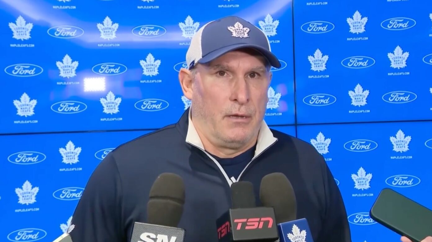 Craig Berube on Brandon Carlo's impact on the Leafs so far: "He's like ...