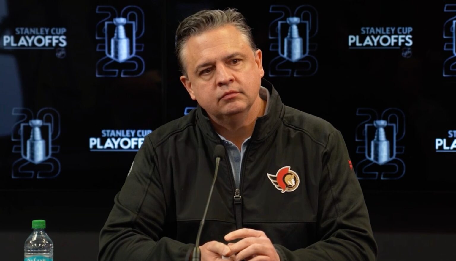 Travis Green on the Ridly Greig-Anthony Stolarz incident: "The video ...