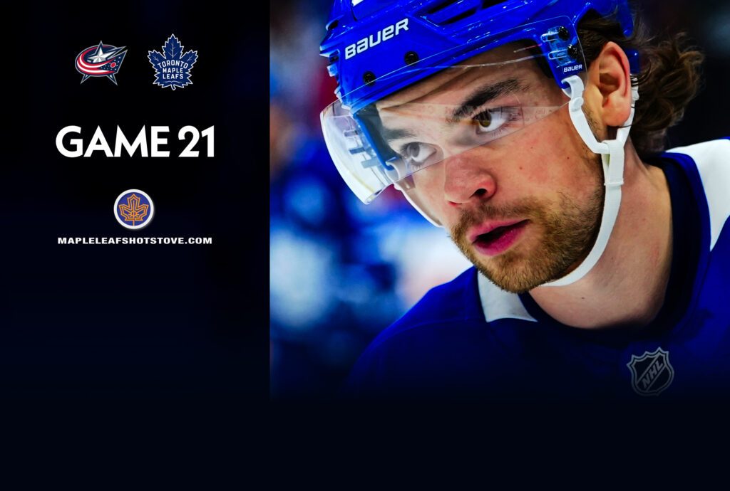 Toronto Maple Leafs vs. Columbus Blue Jackets – Game #21 Projected ...