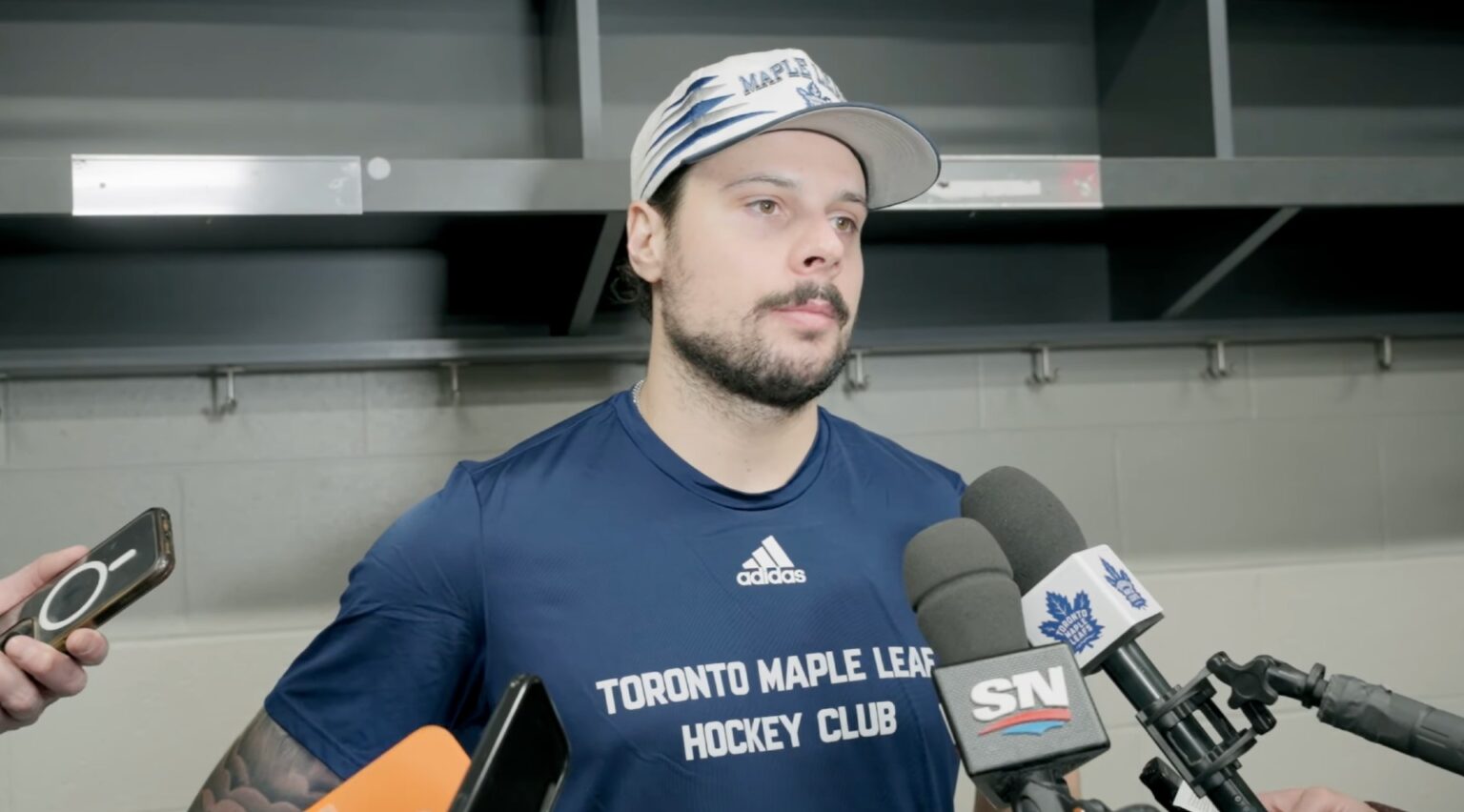 Auston Matthews after the Leafs' loss in Nashville: "As sh*tty as it is ...