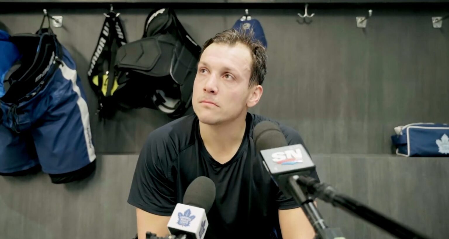 Matt Benning, ahead of his Leafs debut, on his return to the NHL: "My ...